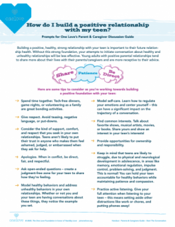 Trusted Adult Guides - One Love Foundation